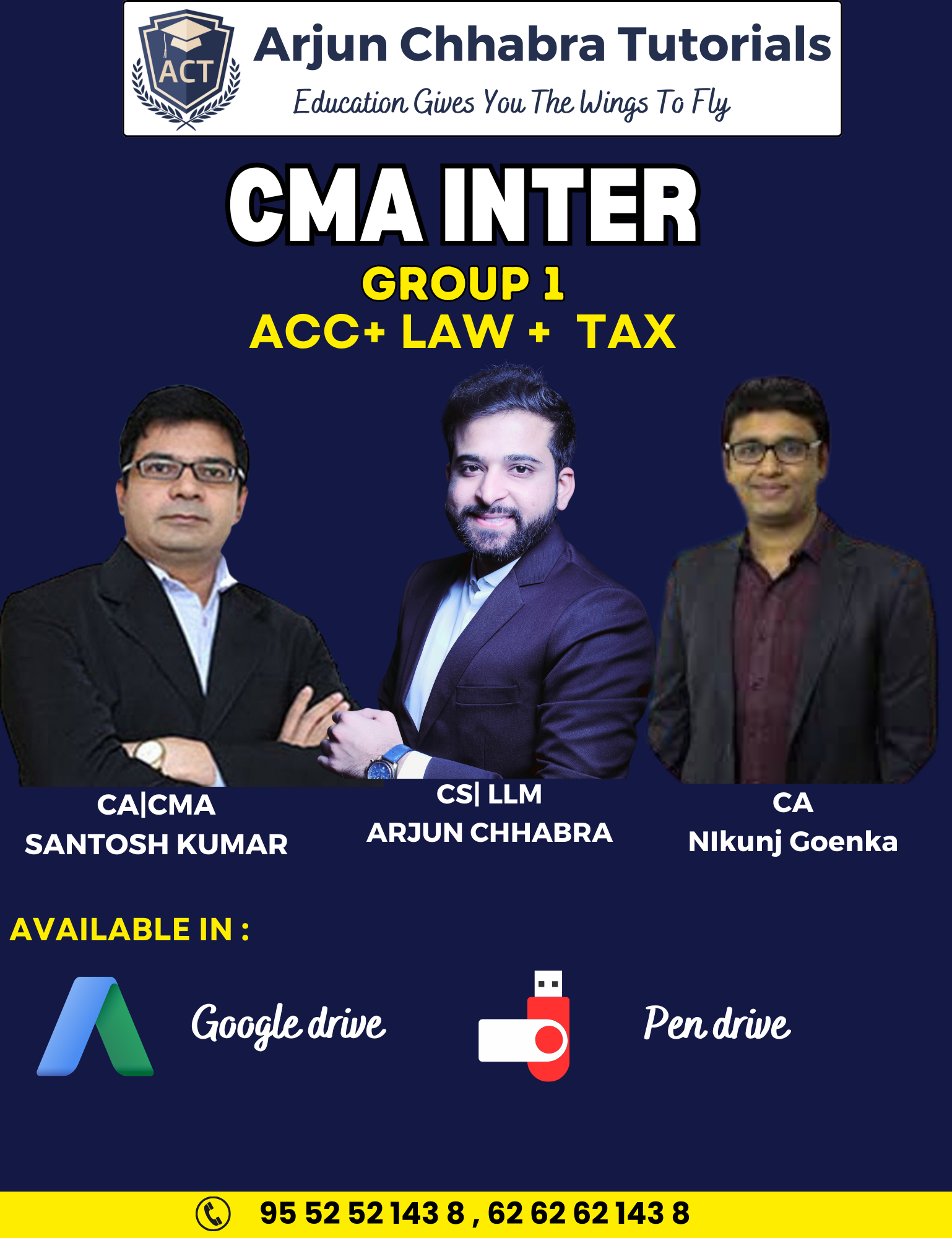 CA / CMA Foundation Inter Lectures - Arjun Chhabra Tutorials | Arjun Chhabra Tutorials
